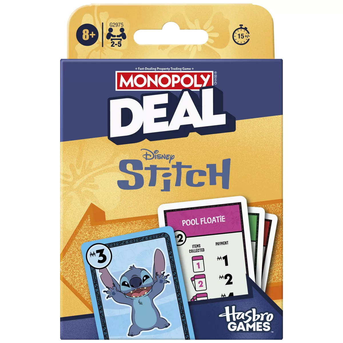 Monopoly Deal Stitch Card Game – Get Lost Outdoors & Toys