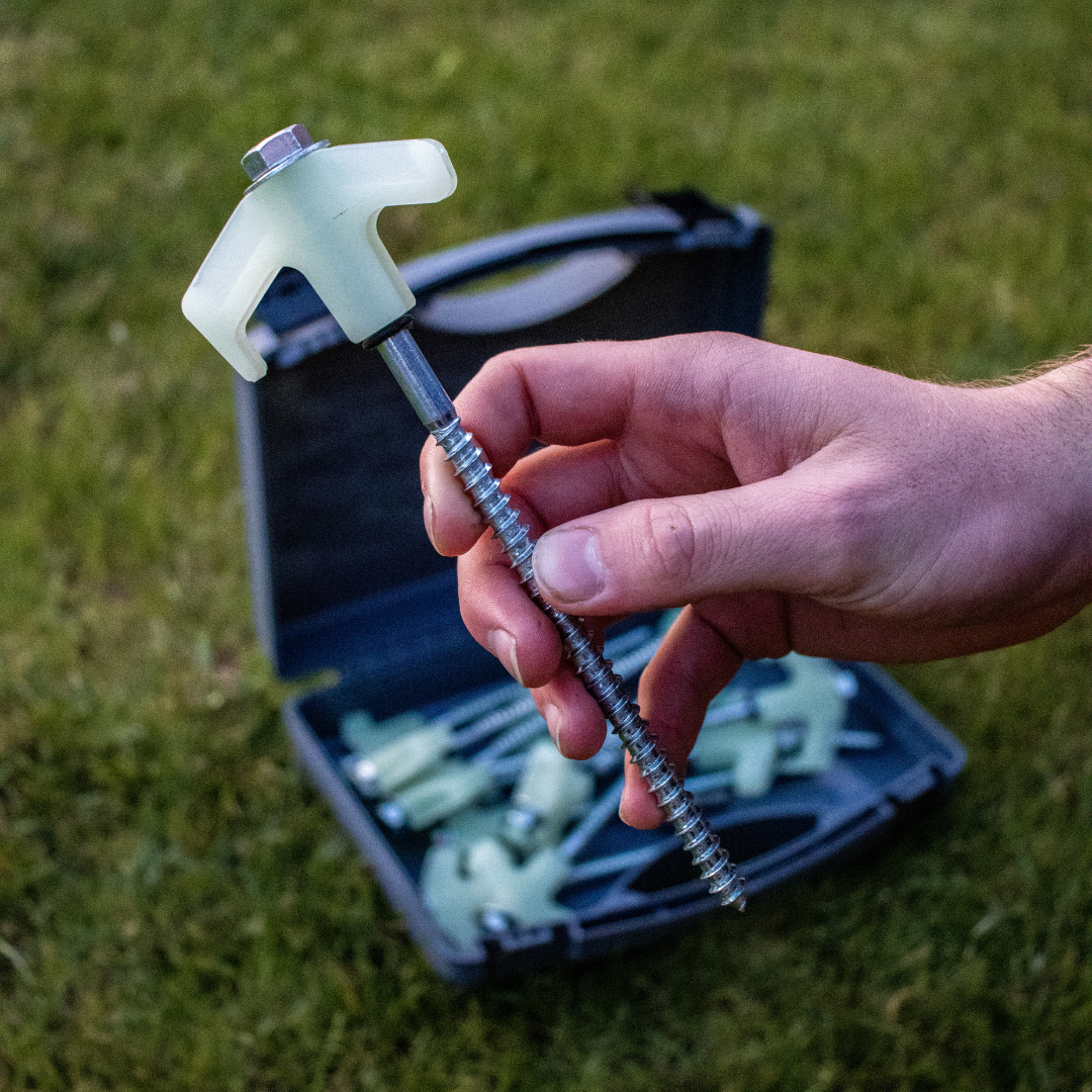 Supex Screw in Peg - Glow in the Dark Kit 16pi – Get Lost Outdoors & Toys